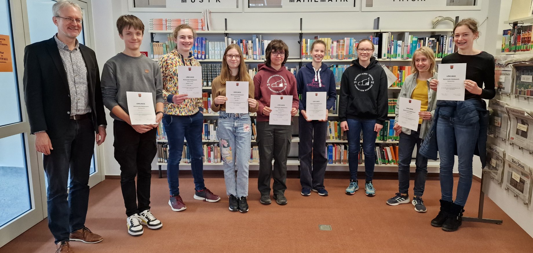Sieger Mathewettbewerb 2024 | Bischöfliches Cusanus-Gymasium Koblenz